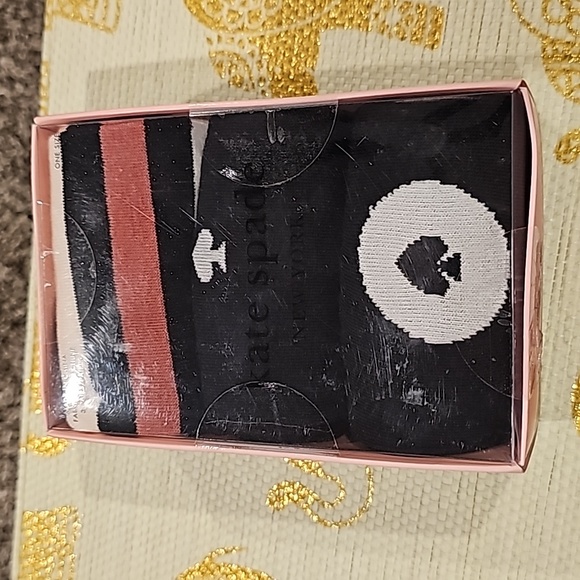 kate spade | Accessories | Kate Spade Nyc Crew Socks 3 Pack New In ...